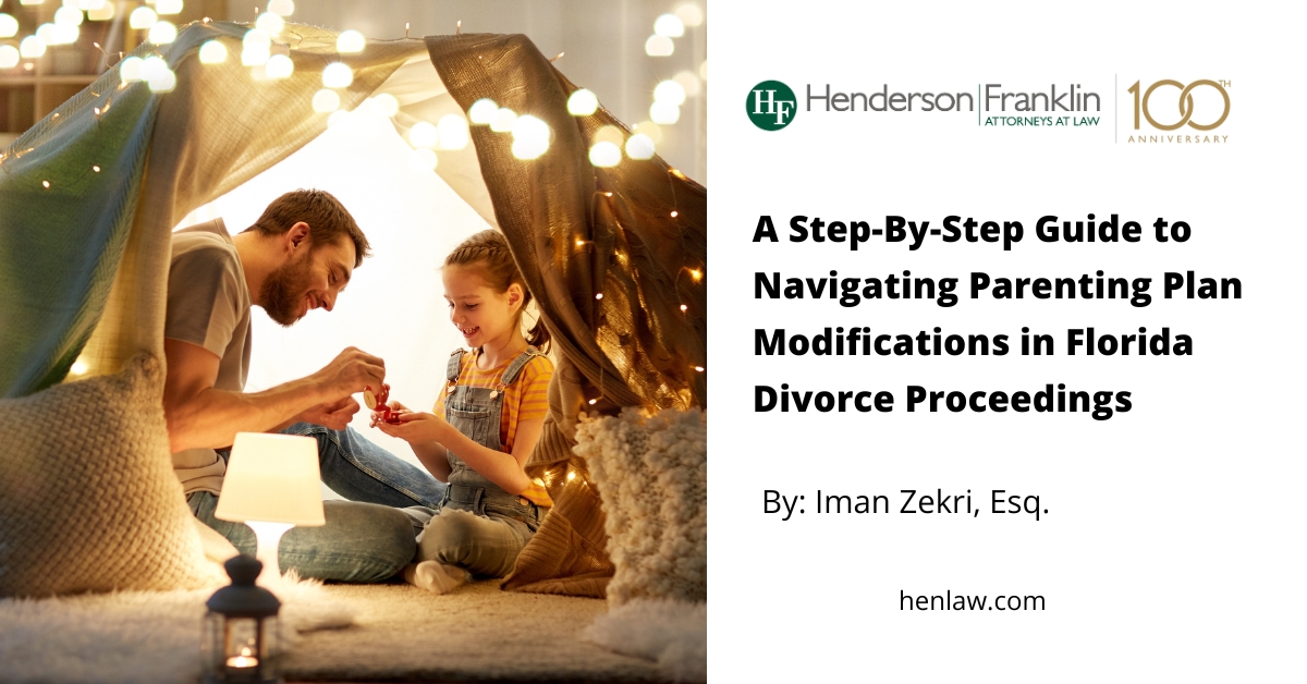 A Step-By-Step Guide to Navigating Parenting Plan Modifications in ...