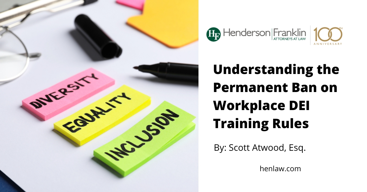 Understanding the Permanent Ban on Workplace DEI Training Rules ...