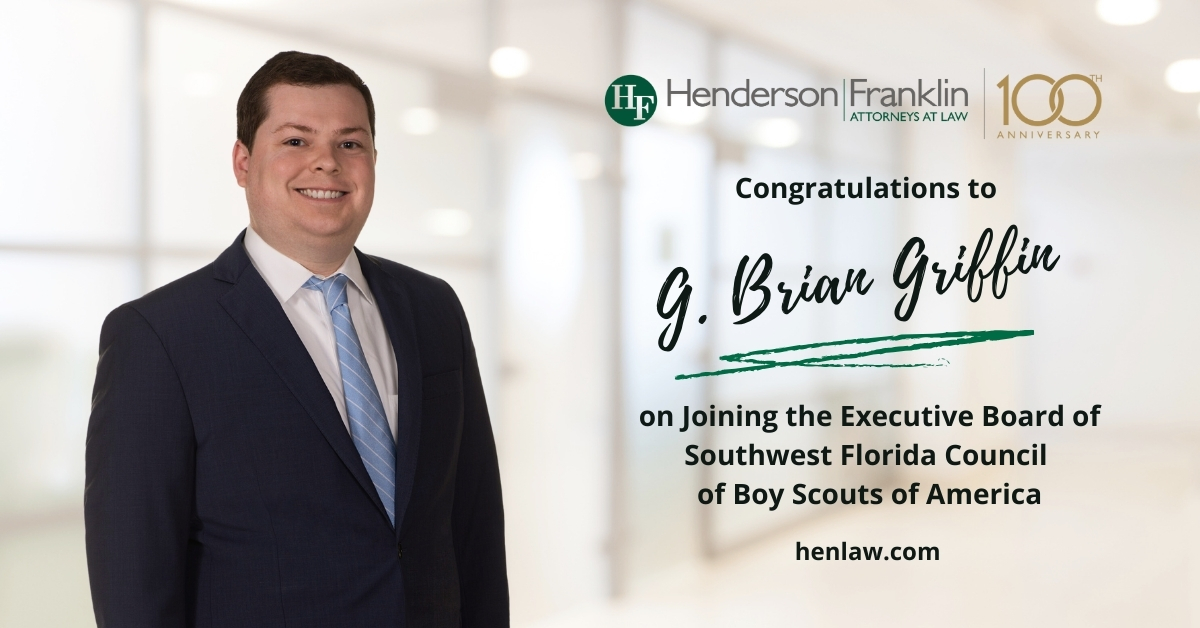 Brian Griffin Joins the Executive Board of Southwest Florida Council of ...